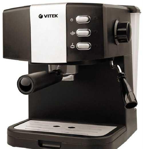 Новая рожковая кофеварка Vitek VT-1523 Black