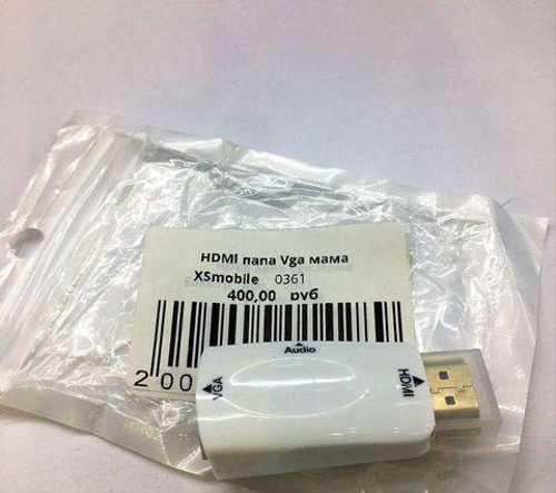 Hdmi папа Vga мама