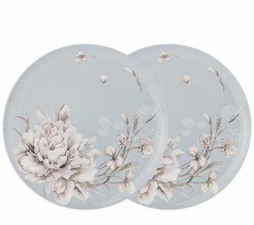 Lefard набор из 2 тарелок обеденных lefard white flower 25,5 см голубой