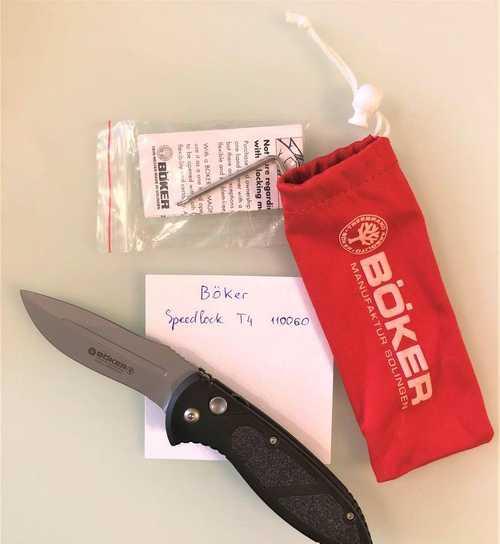 Нож Boker Speedlock T4 Black 110060