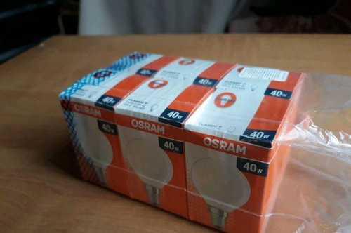 Лампа накаливания Osram 40w E14 6шт