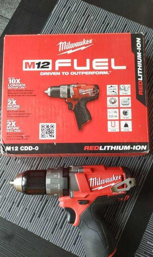 Дрель-шуруповерт milwaukee M12 fuel CDD-0