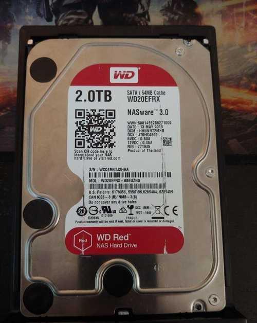 Жесткий диск Western Digital RED WD20efrx