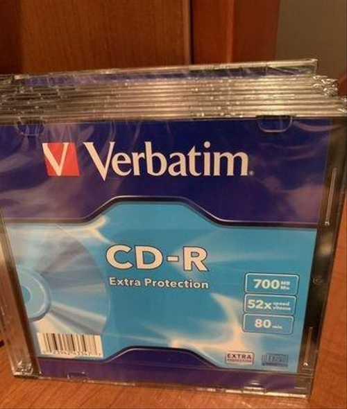 Диск Verbatim CD-R 700Mb 52x 10шт