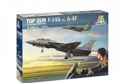 Сборная модель Top Gun F-14a Vs A-4f (1:72) italer
