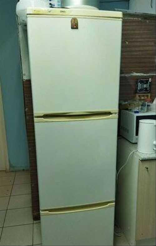 Холодильник stinol nofrost трехкамерный