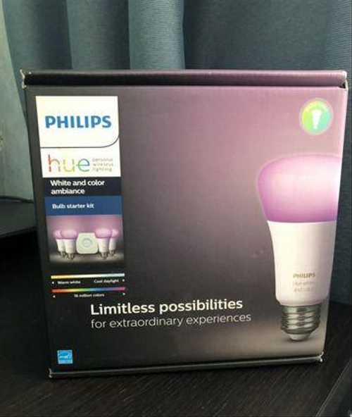 Умные Светодиодные лампочки philips hue