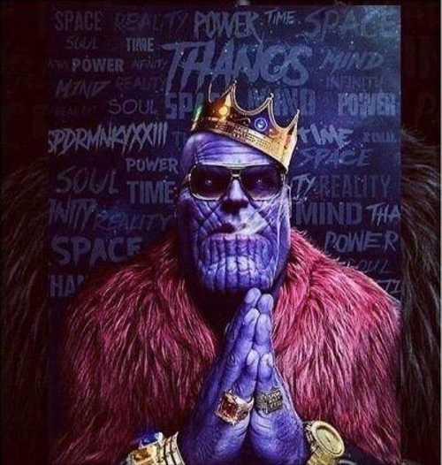 Плакат Танос / Thanos / Marvel Comics