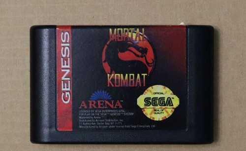 Картридж Mortal Kombat Sega Сега Genesis Оригинал