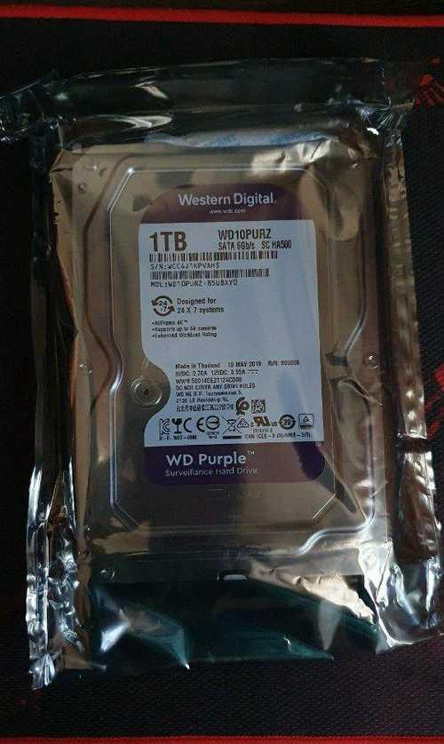 Wd purple wd10purz 1тб