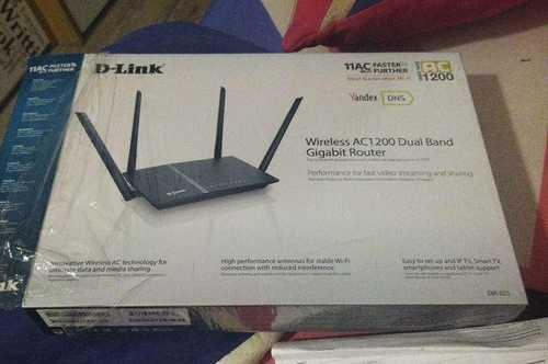 Wifi роутер dlink wireless ac1200 dual band gigabi