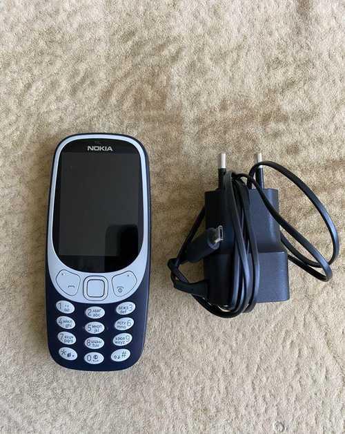 Nokia 3310 new, синий и белый
