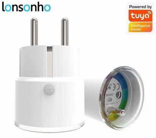 Умная розетка Lonsonho Tuya Plug Mini WiFi 10A