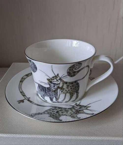 Чайная пара "кошки" Lefard English collection