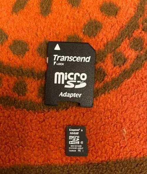 Флеш-карта Kingston Micro SD 16 gb