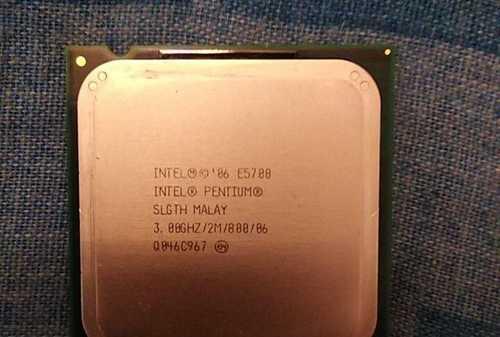 Процессор Pentium E5700 3Ghz
