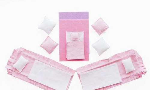 Набор текстиля Paremo для розовых домиков серии "В