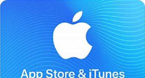 App Store iTunes Электронный сертификат. скидка