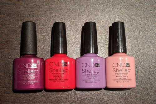 Гель лак для ногтей cnd shellac