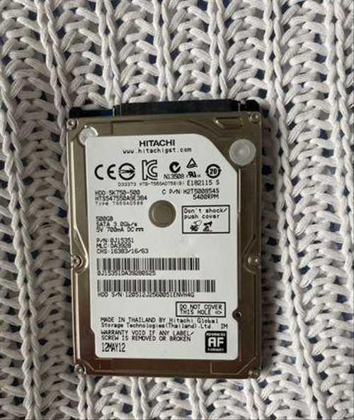 Hdd Hitachi 500gb 2.5 нерабочий