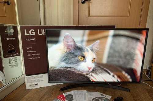 Телевизор LG 43UK6550PLD 43"(108см)