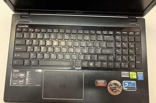 Ноутбук MSI GE60