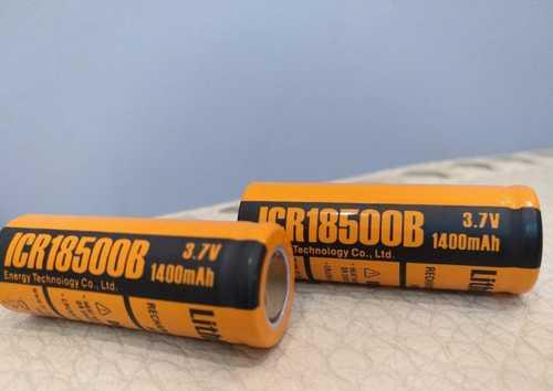 Li-lon аккумулятор ET ICR18500 B 1400mAh 3.7V