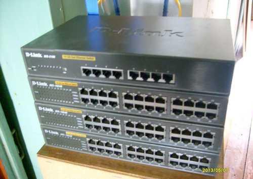 Свичи и коммутаторы D-Link 1024 и 1008