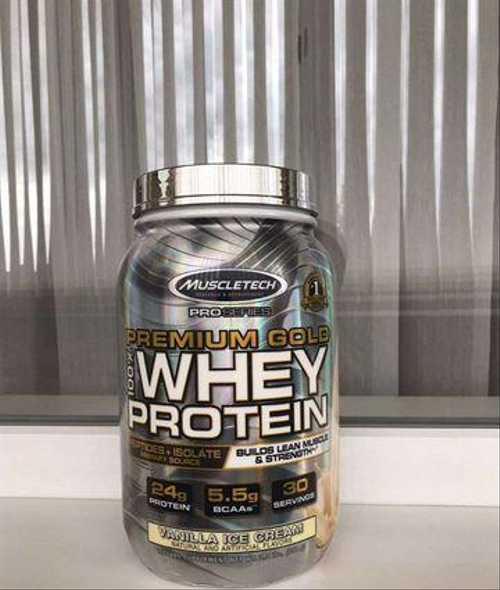 Протеин Muscletech Premium Gold whey 998gr
