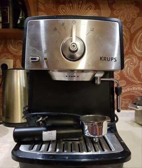 Кофеварка рожковая Krups XP 4020 Coffee And Espres