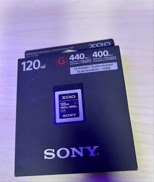 Карта памяти Sony XQD 120Gb