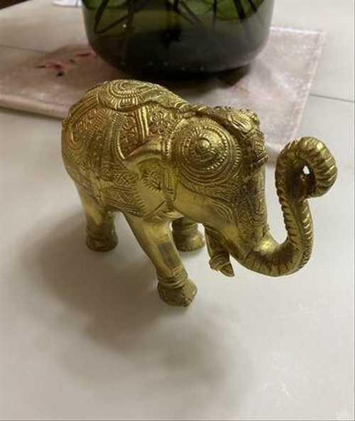 Статуэтка из латуни «Слон»