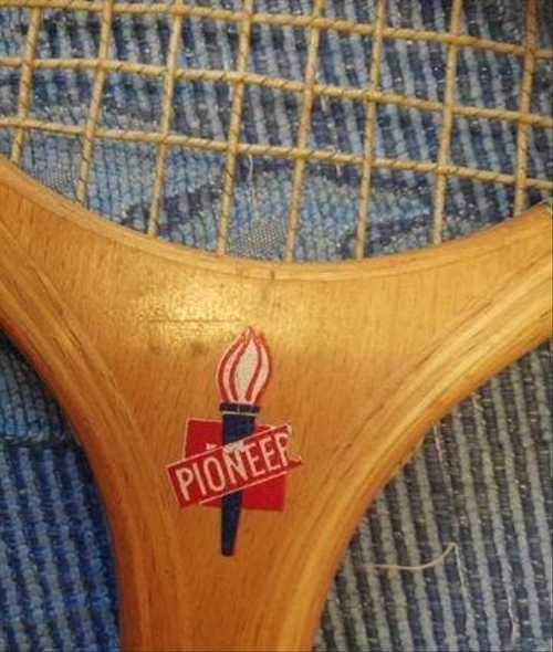 Детская теннисная ракетка Pioneer СССР винтаж
