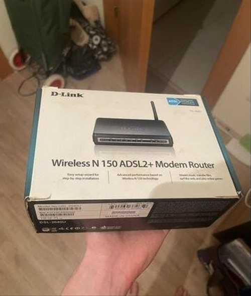 D-Link wireless N150 adsl2+ Modem Router
