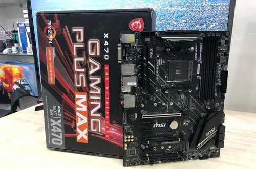 Материнская плата MSI X470 gaming plus MAX AM4