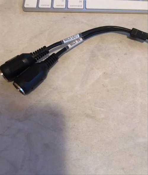 Midi in/Midi out кабель для звуковой карты RME