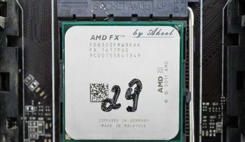 Процессор AM3+ AMD FX-8320 8 ядер для компьютера