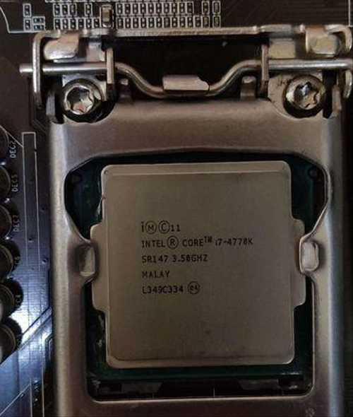 Intel core i7 4770k