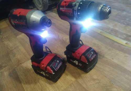 Набор Milwaukee M18 cblpp2A-402C шуруповерт гайков