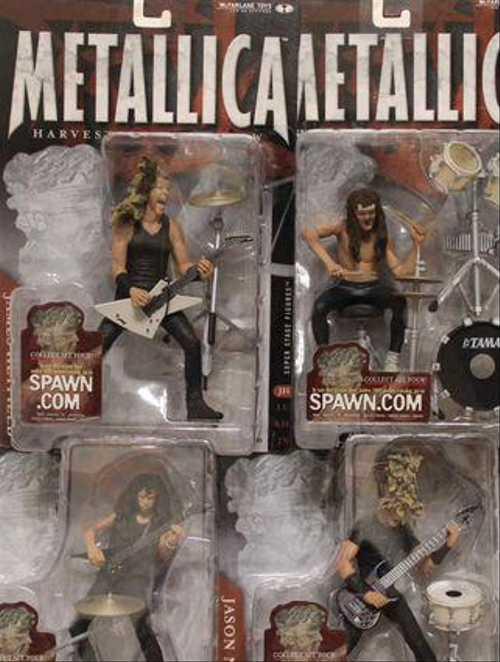 Mcfarlane Metallica Band Figures full set 2001