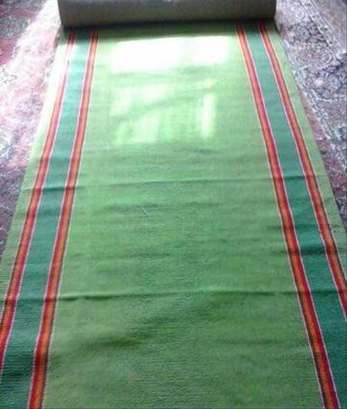 Салатная ковровая дорожка ш.1м. дл. 6 м