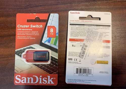 USB-флэшки SanDisk Cruizer Switch 8 Gb