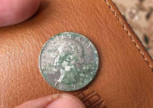 Quarter dollar 1979 перевертыш