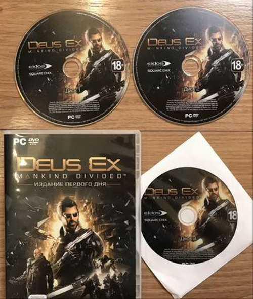 Игра на DVD Deus Ex: Mankind Divided