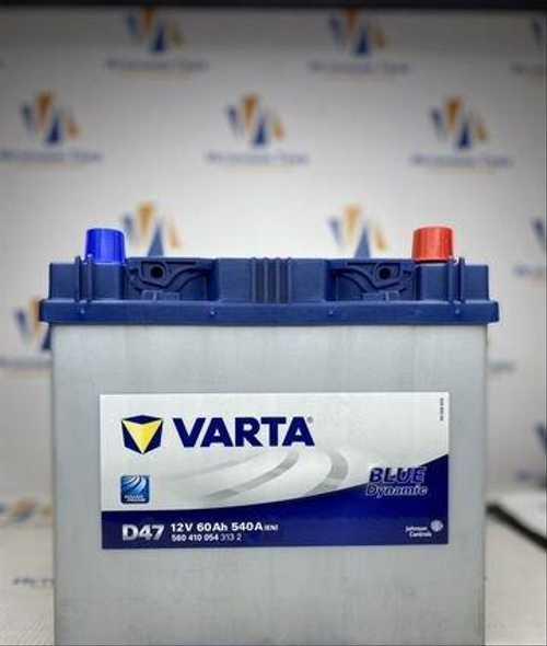 Аккумулятор Varta Asia BD 6ст-60 R+ (D47) оп