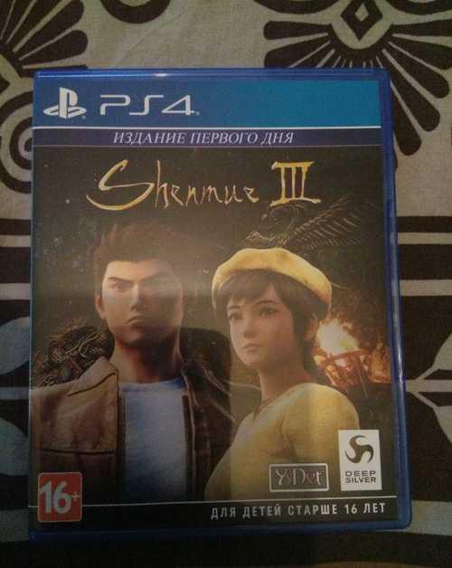 Игры ps4 Shenmue 3