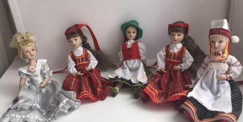 Фарфоровые куклы. Куклы народов мира