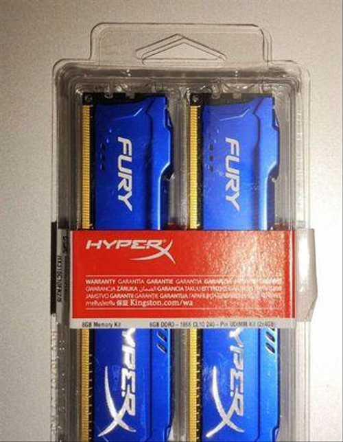 Оперативная память DDR3 8gb(2*4gb) 1866MHz CL10 di