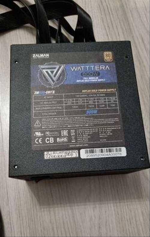 Zalman Watttera 800W ebtii / 80Plus Gold