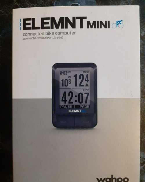Велокомпьютер Wahoo elemnt mini